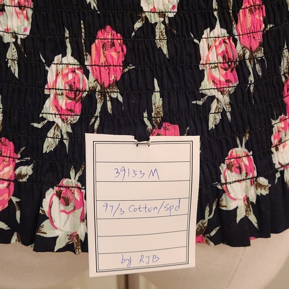 SAMPLE | Tops | Sample Corset Floral Top | Poshmark